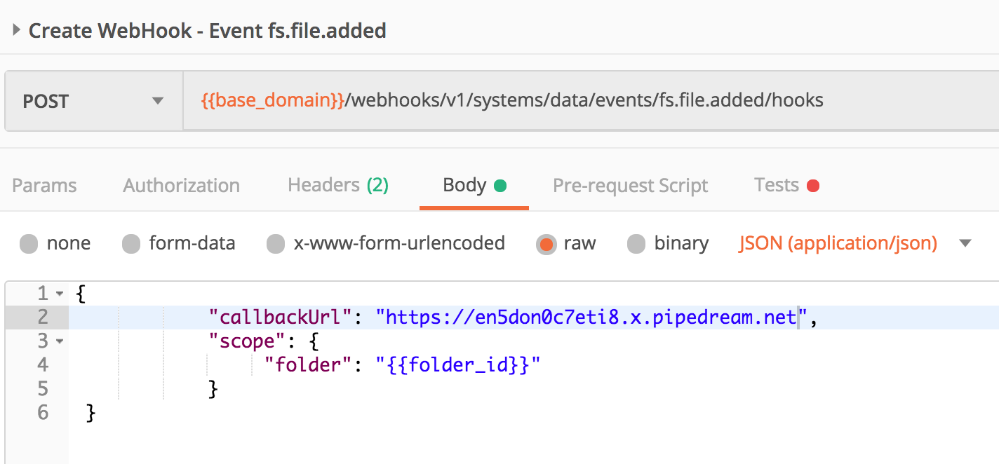 Practice with WebHook by RequestBin | Autodesk Platform Services
